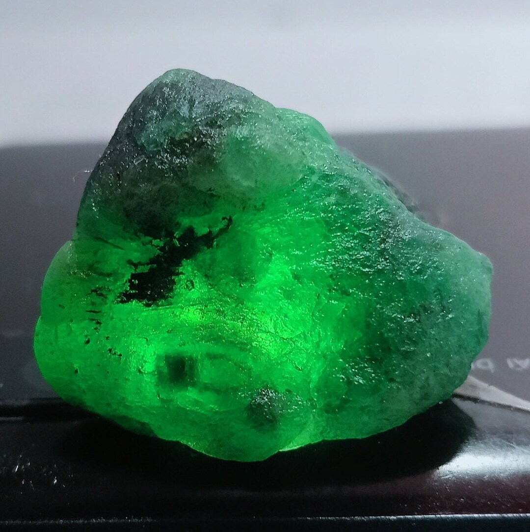 Emerald Rough Stone, Natural Zambian Emerald Rough Stone, Raw Emerald ...