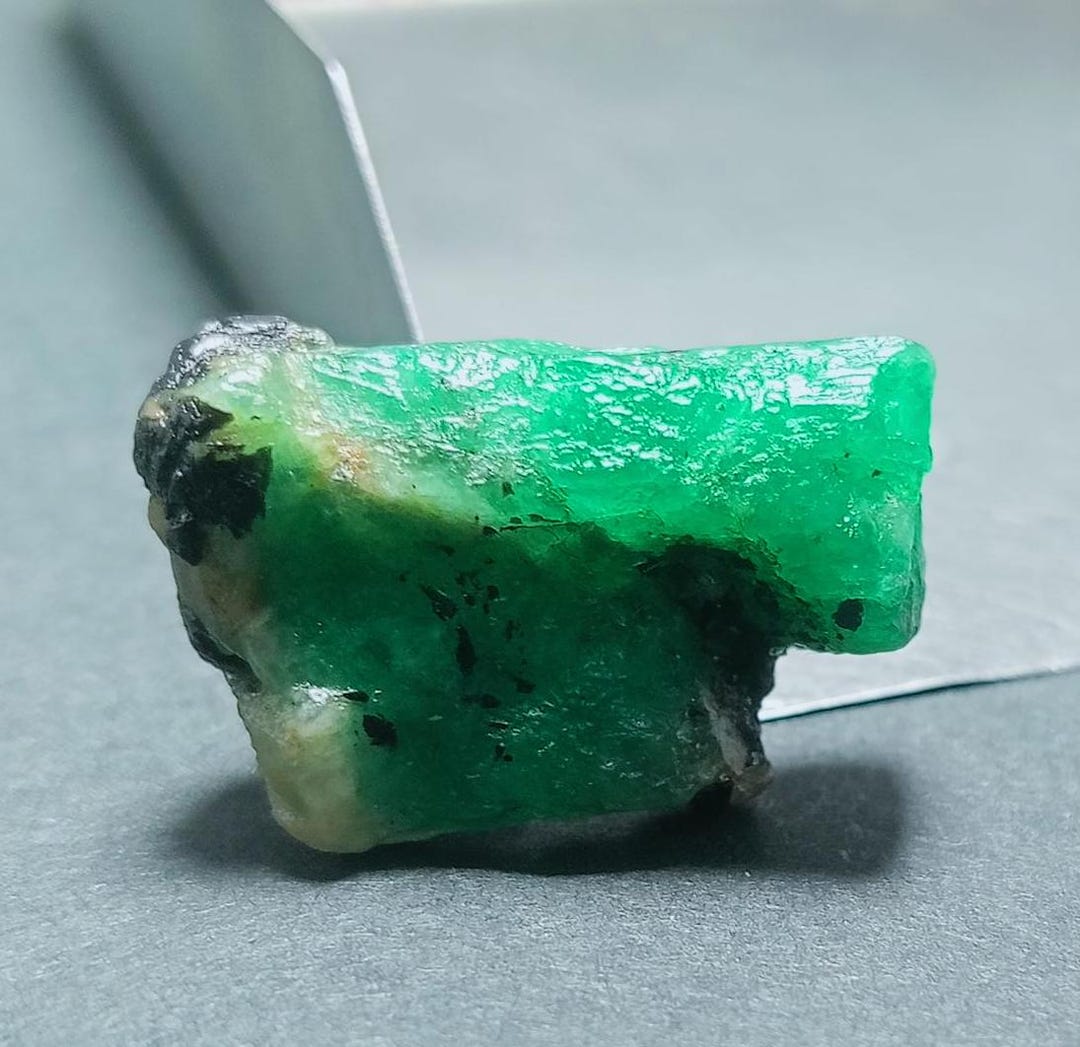 100% Natural Emerald Rough Gemstone, Colombian Emerald Rough, Loose ...