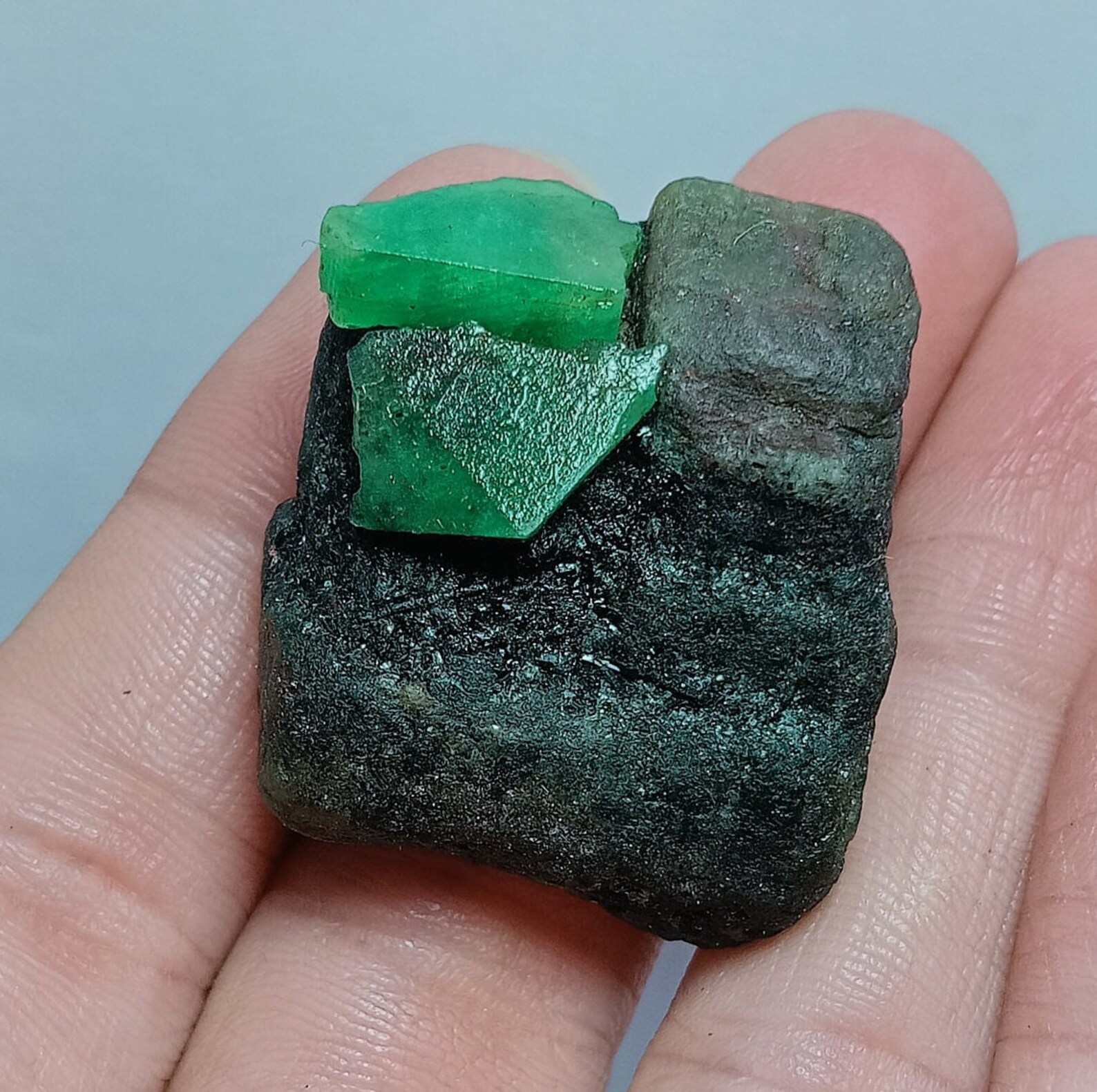 Emerald Rough Stone Natural Zambian Emerald Rough Stone Raw - Etsy