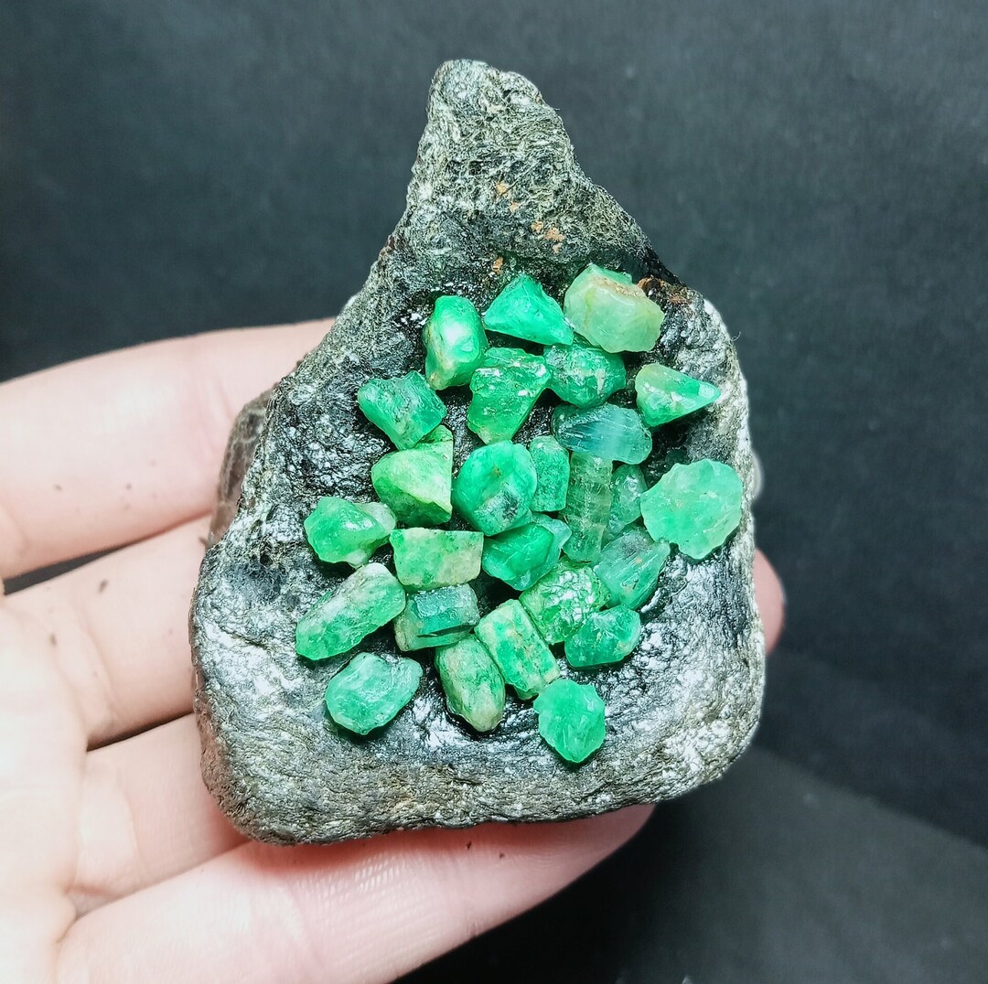Emerald Rough Stone, Natural Zambian Emerald Rough Stone, Raw Emerald ...