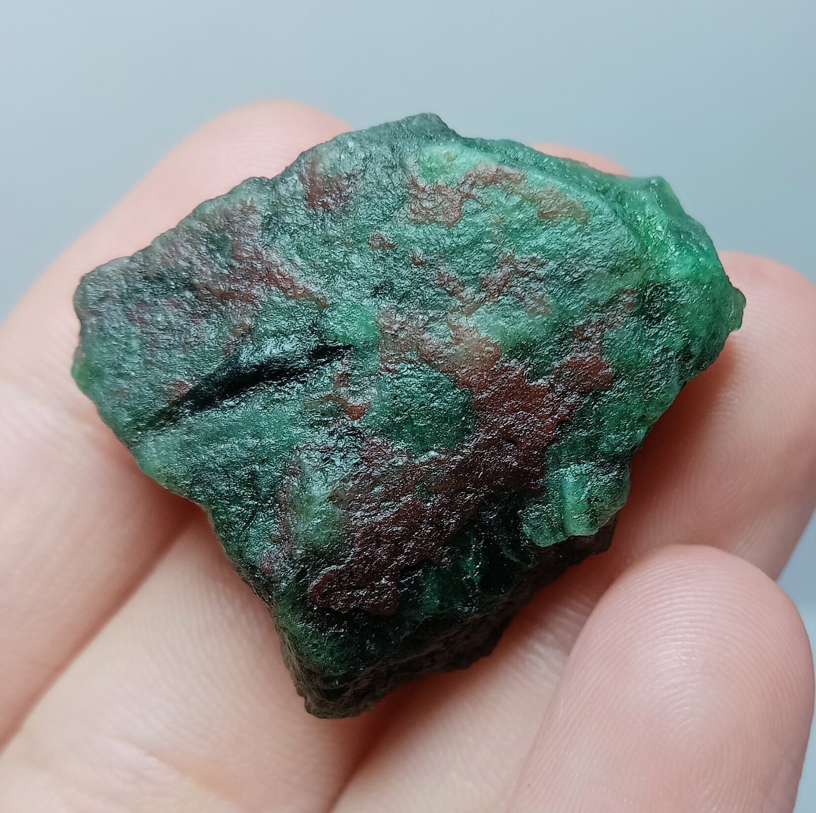 Antique Emerald Rough Stone, Natural Zambian Emerald Rough Stone, Raw ...