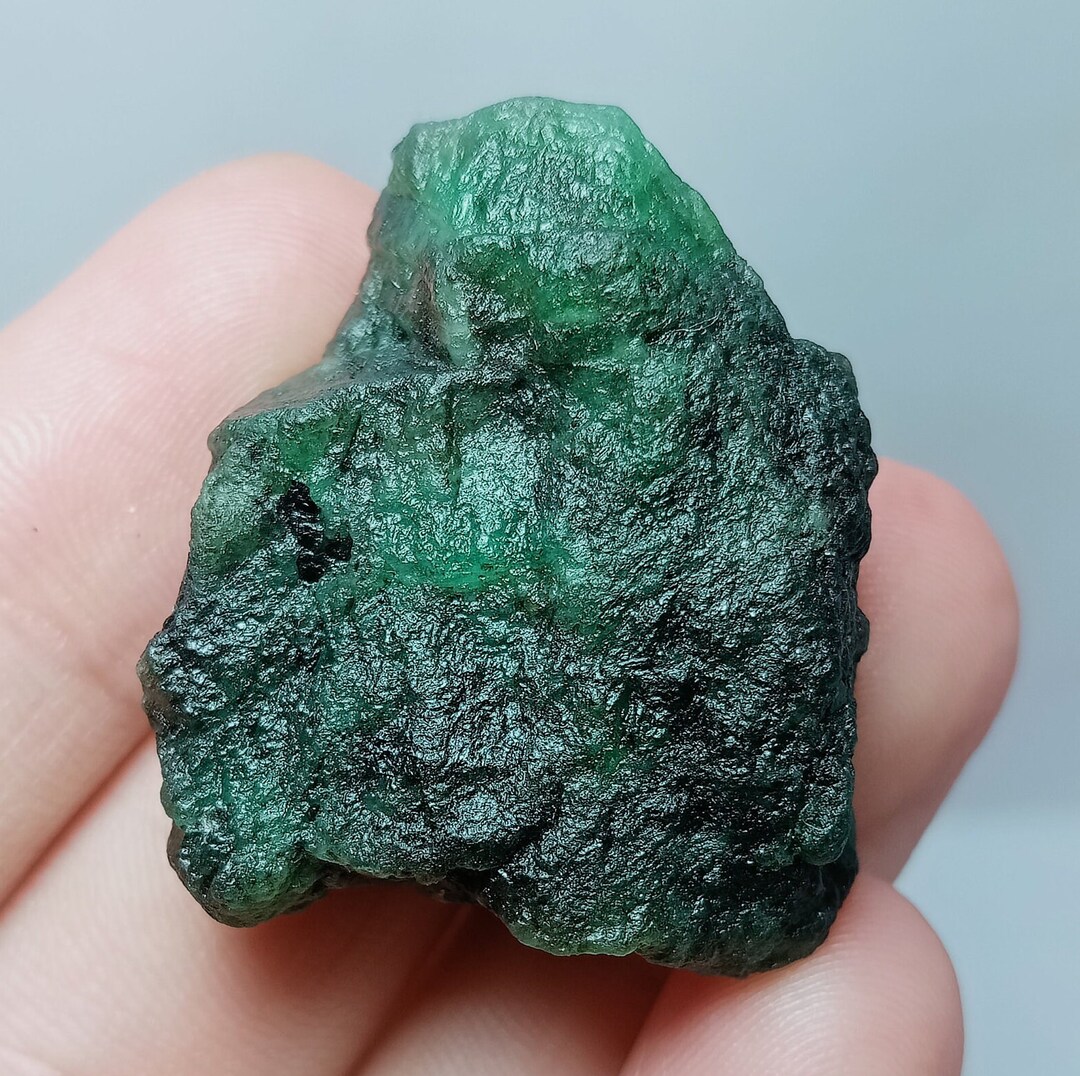 Antique Emerald Rough Stone, Natural Zambian Emerald Rough Stone, Raw Emerald, Rare, Top Quality ...