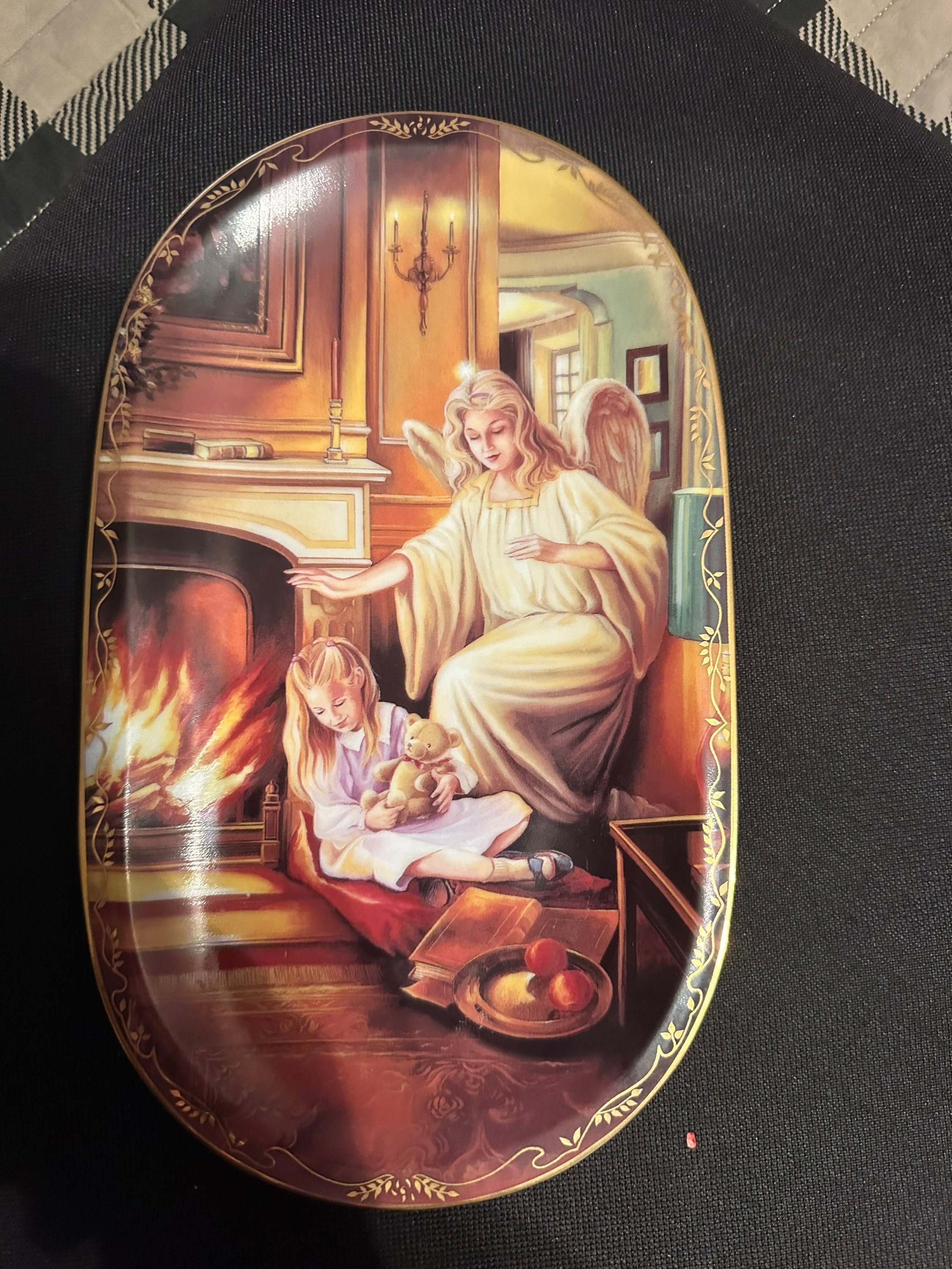 Guardian Angels Plates Ceramic Angel Plates Sold - Etsy