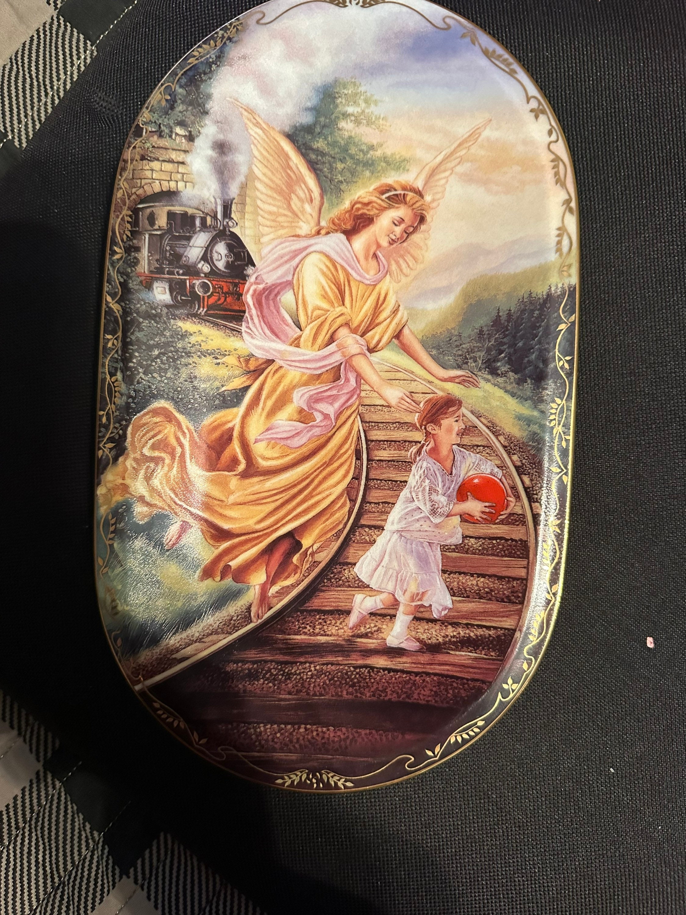 Guardian Angels Plates Ceramic Angel Plates Sold - Etsy