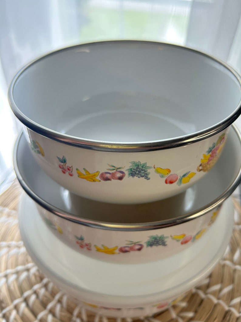 Vintage Kobe Kitchen Enamel Gift Set - Etsy