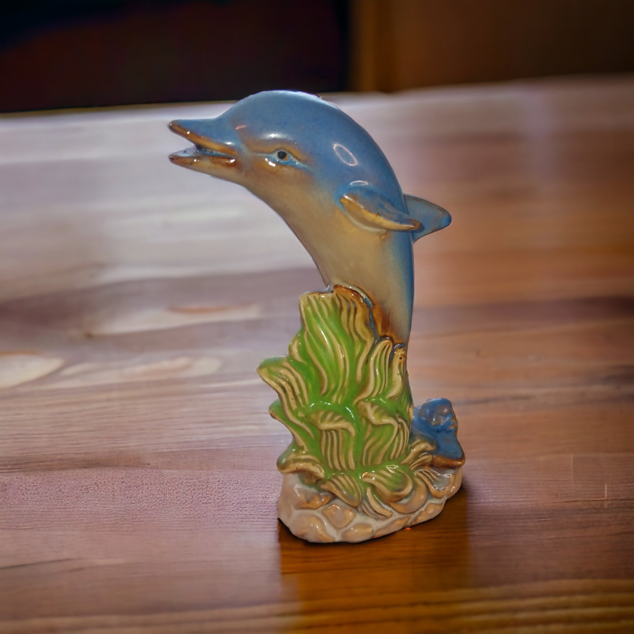 Dolphin Jumping in Wave - Etsy