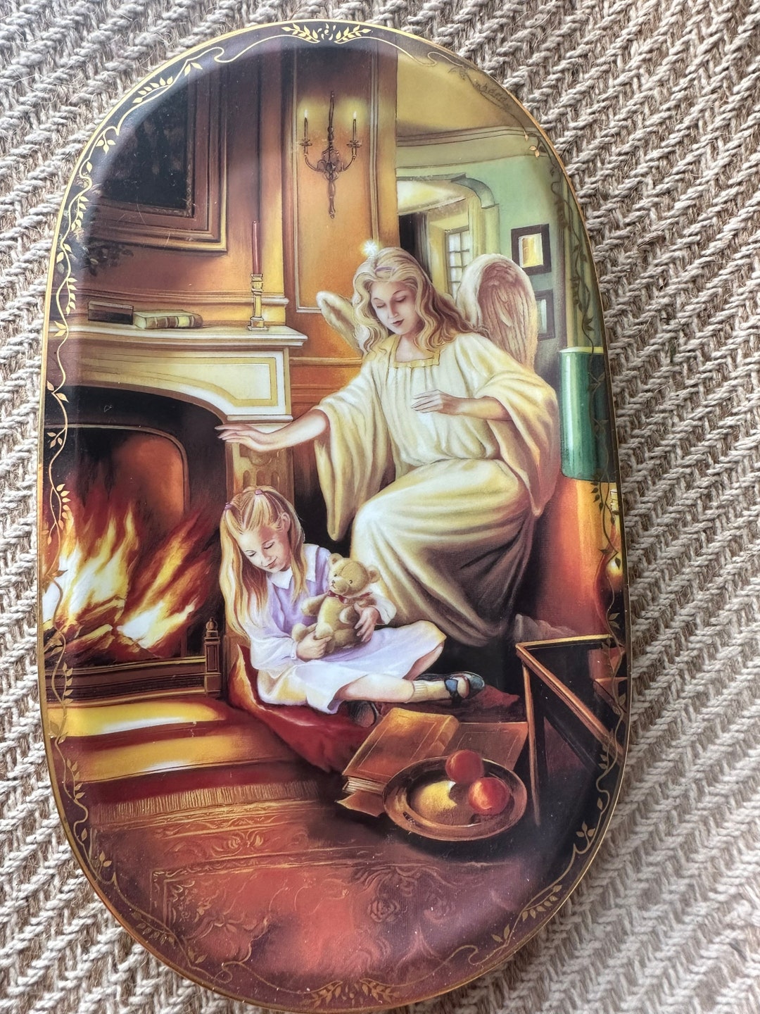 Guardian Angels Plates Ceramic Angel Plates Sold - Etsy