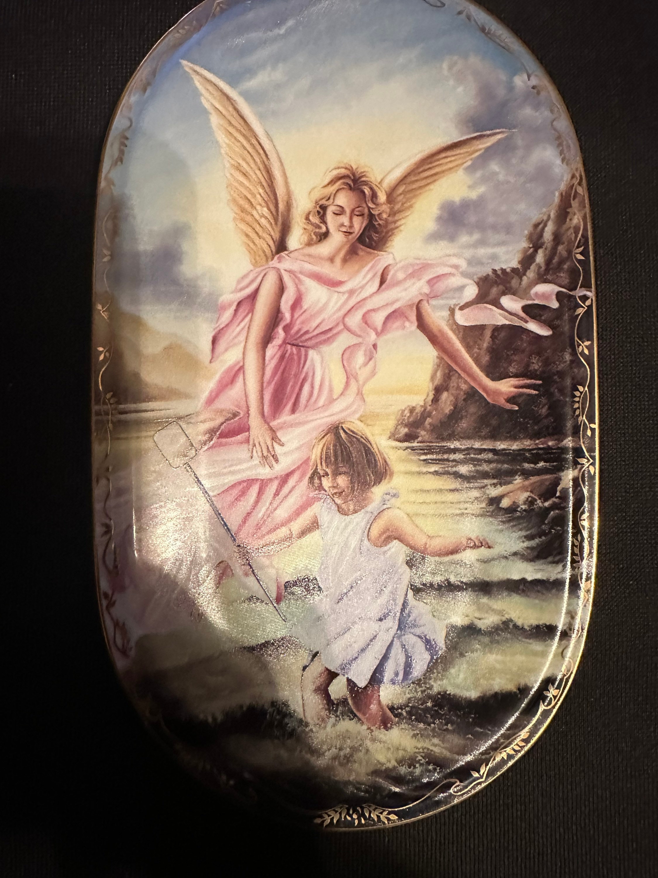 Guardian Angels Plates Ceramic Angel Plates Sold - Etsy