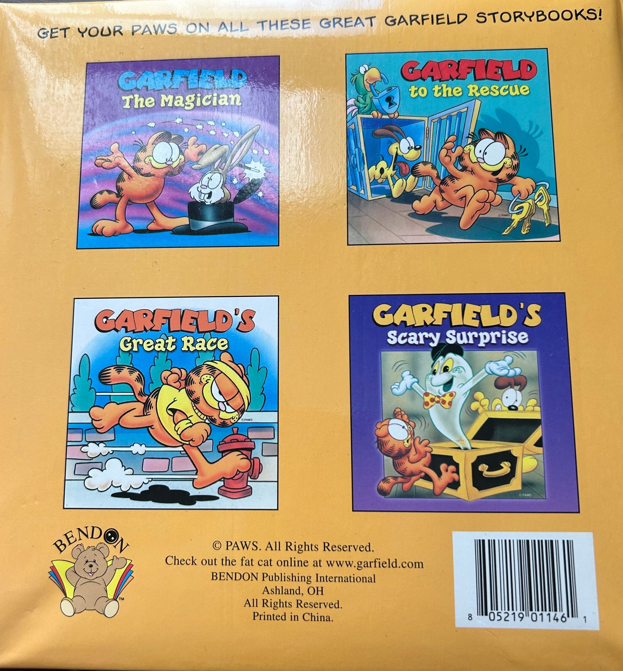Garfield's Great Story Books 2002 Set of 4 - Etsy