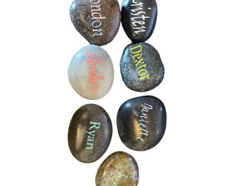 Name Rocks | Etsy