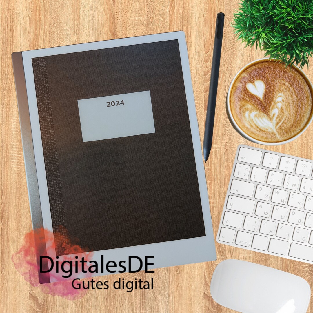 Digital Calendar 2024 for Remarkable 1 & Remarkable 2 in German Daily ...