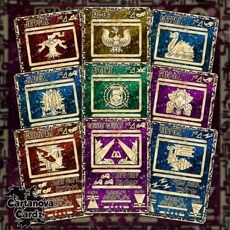 Master Set Ancient Origins Custom Pokemon Card Set X10 Cards - Etsy