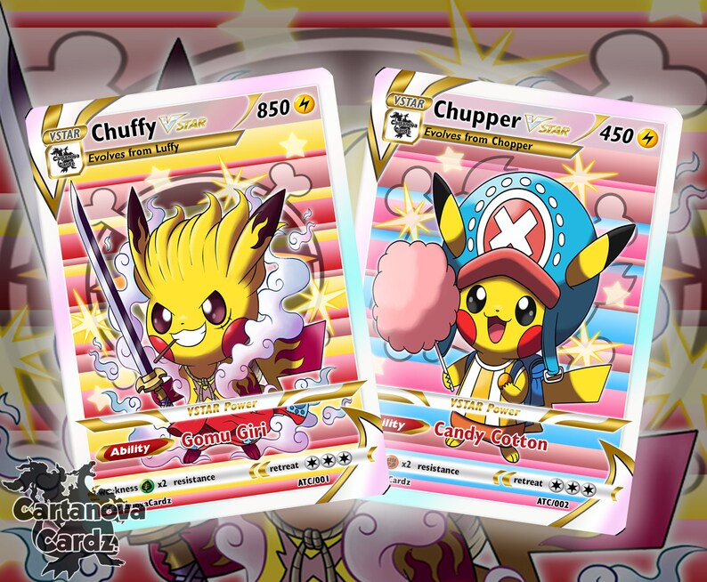 Master Set Pikachu Cosplay Anime Custom Pokemon Cards Set X10 - Etsy