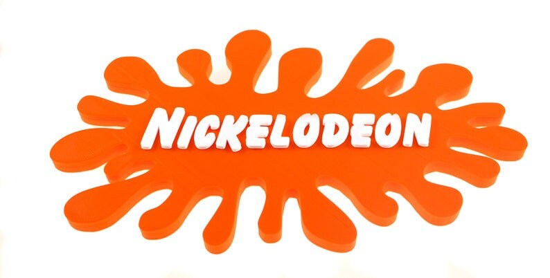 Nickelodeon Logo 3D Printed Stand Door Sign Disney Animation Pixar ...