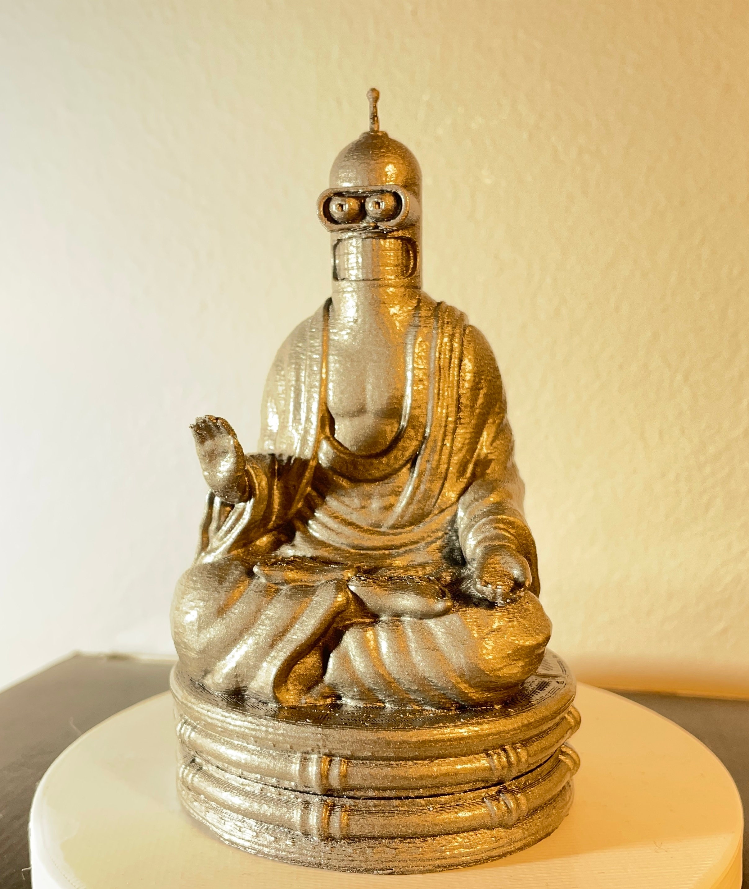 Bender Buddha Statue - Futurama Fan Art - Etsy