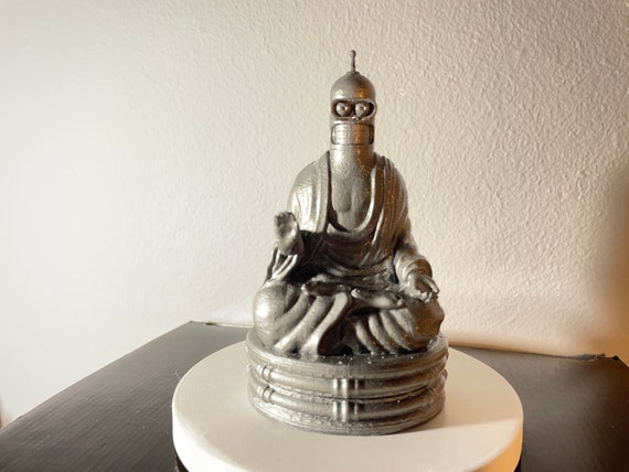 Bender Buddha Statue Futurama Fan Art | Etsy