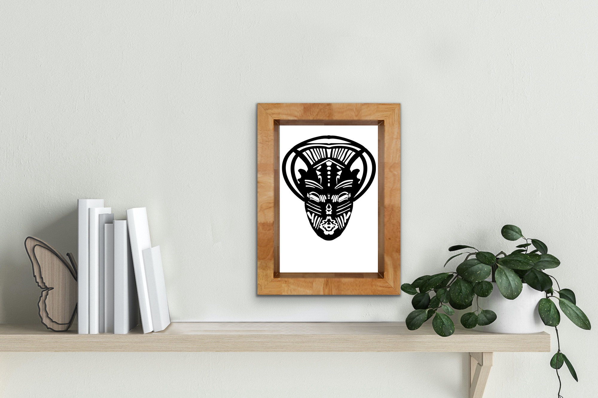 Printable Tribal Art Masks Bundle Set of 5, African Mask, Office Wall ...
