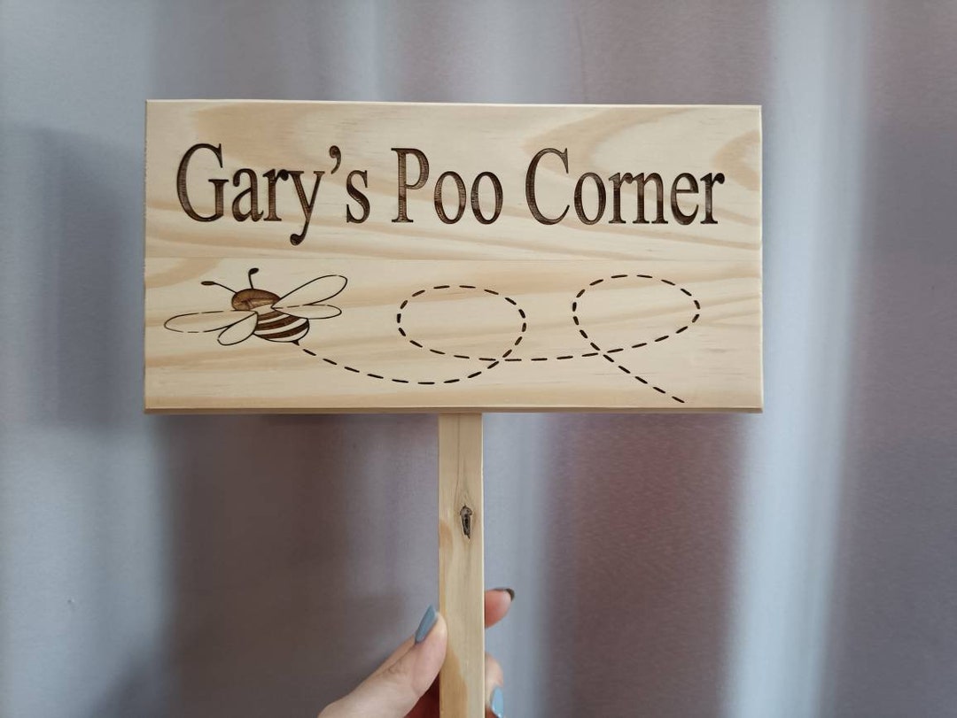 Garden Sign Bug Hotel Sign Personalised Wooden Garden Sign - Etsy