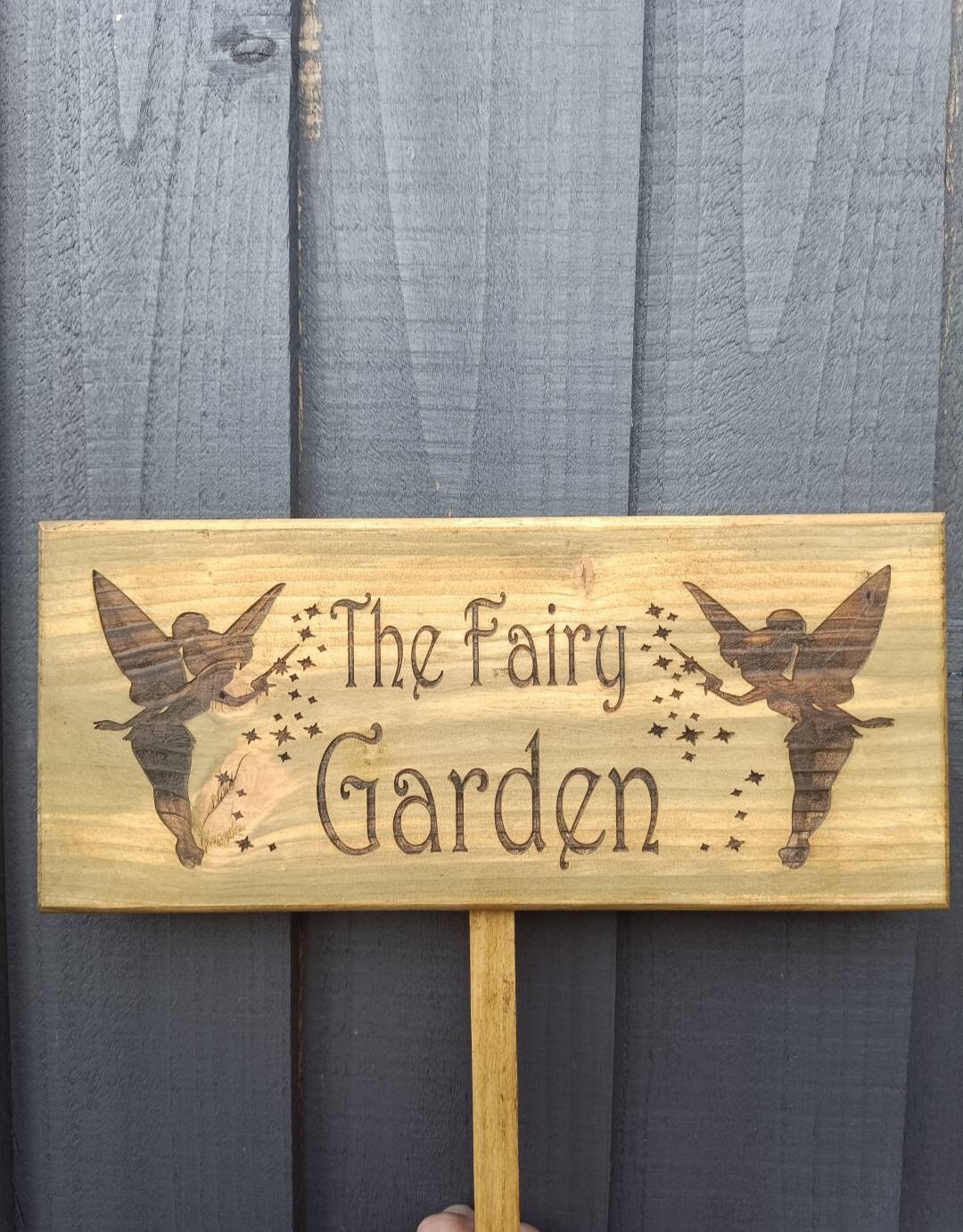 ANY TEXT Bug Hotel Sign Personalised Wooden Garden Sign Name Plaque ...
