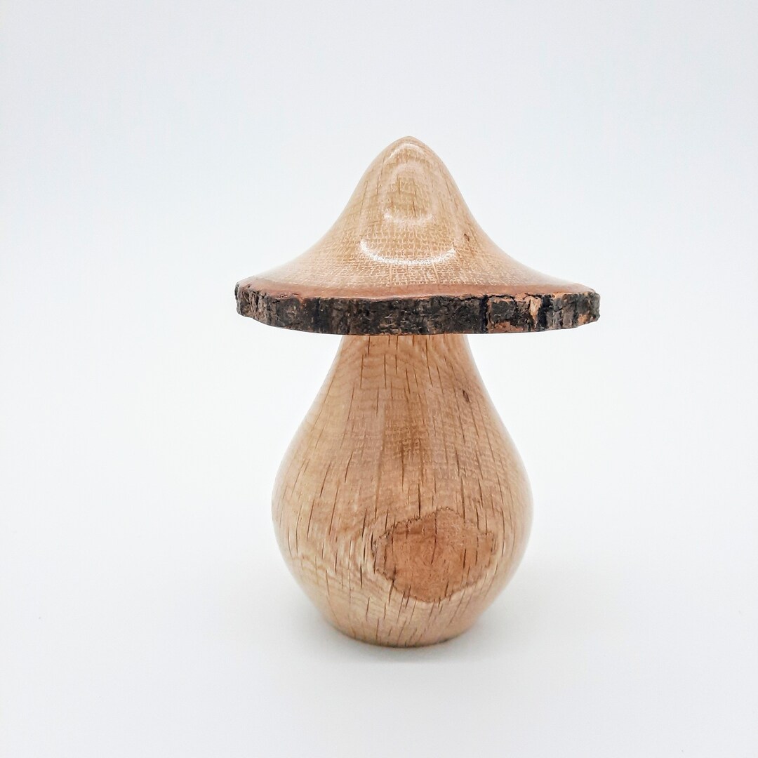 Wooden Toadstool Hand-turned in Oak - Etsy