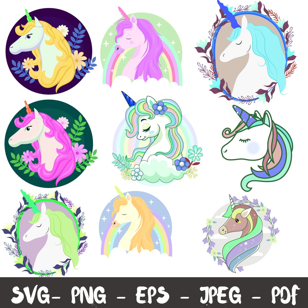 Unicornio svg, unicornio png, unicornio cara svg, unicornio cabeza svg ...