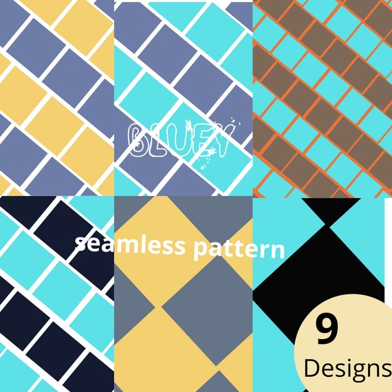 Bluey Digital Paper Digital Paper Scrapbook Paper Digital - Etsy