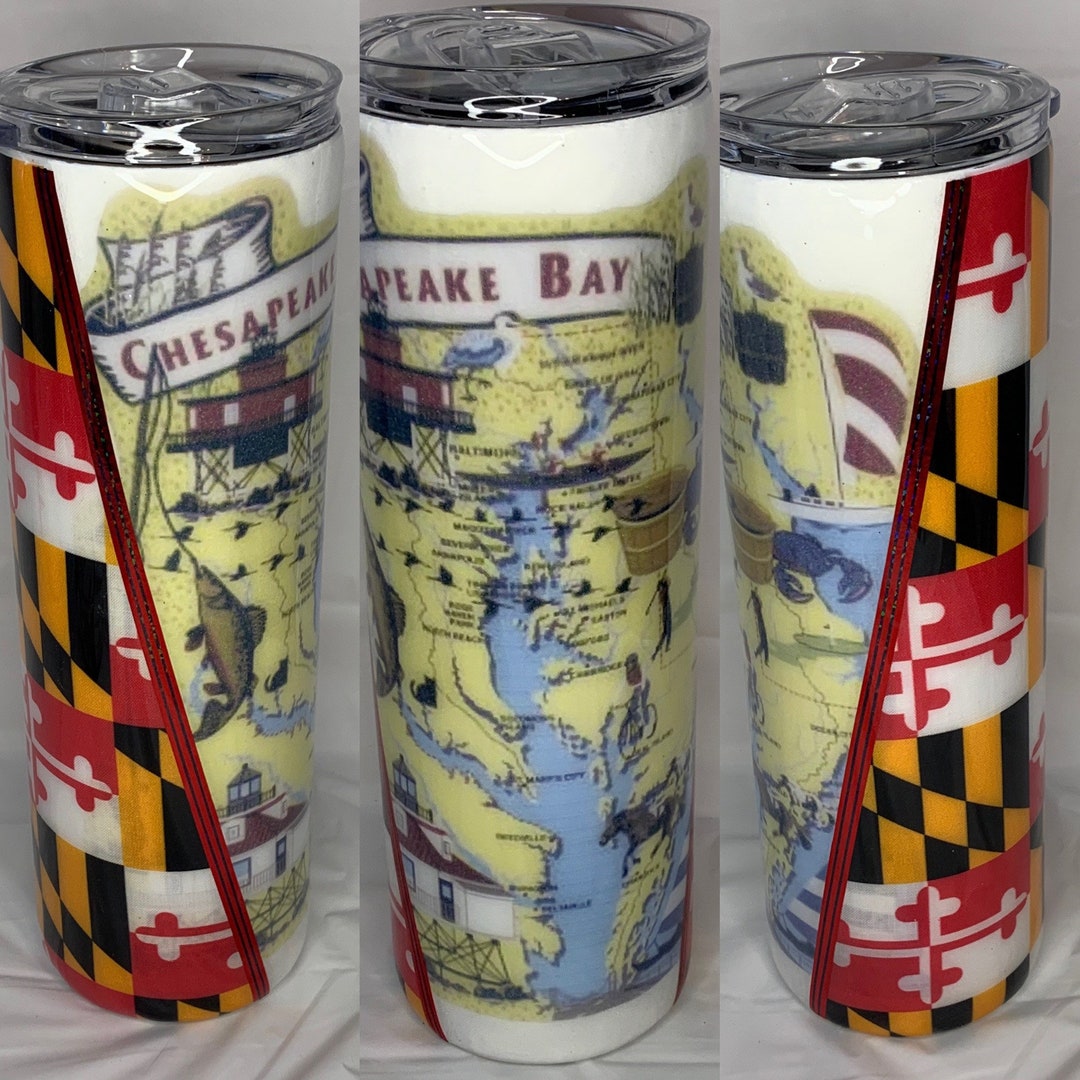 Chesapeake Bay/ Maryland Flag Tumbler - Etsy