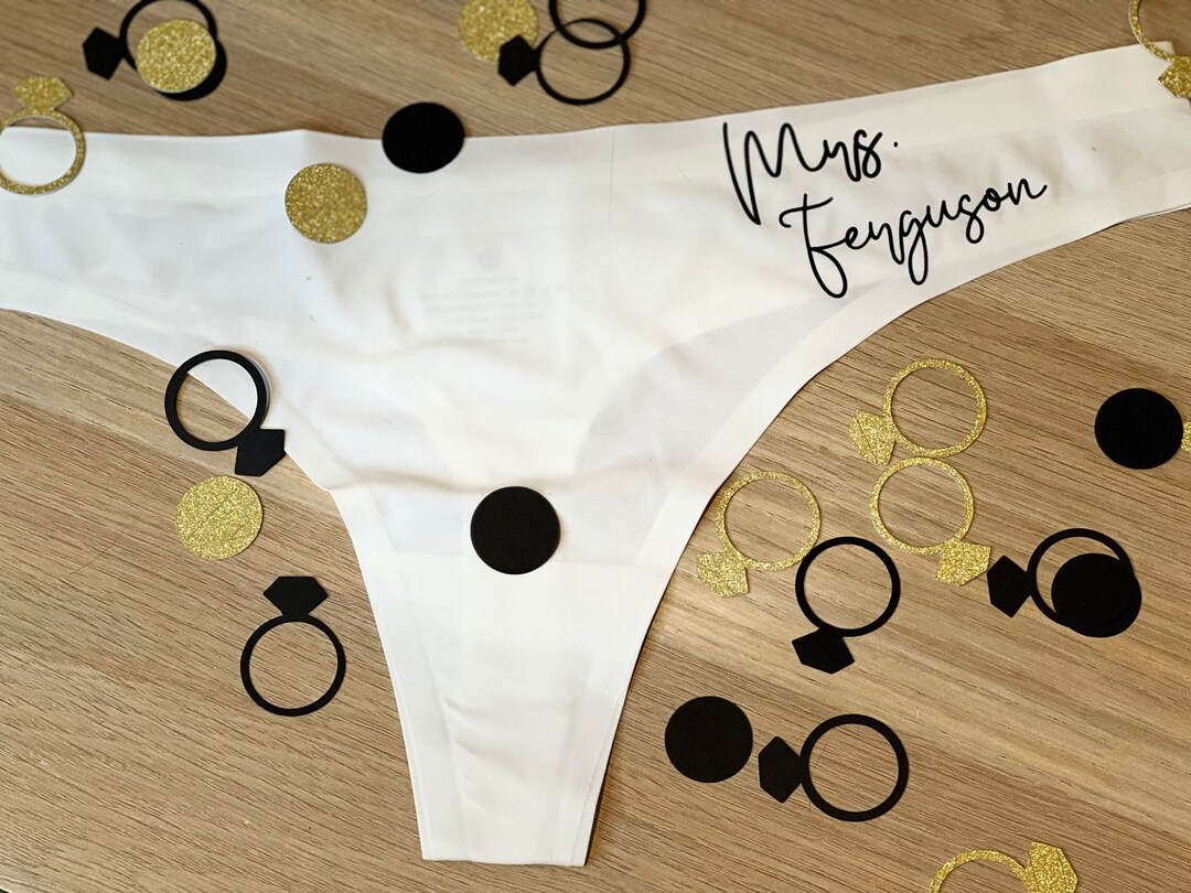 Personalized Bridal Underwear - Etsy