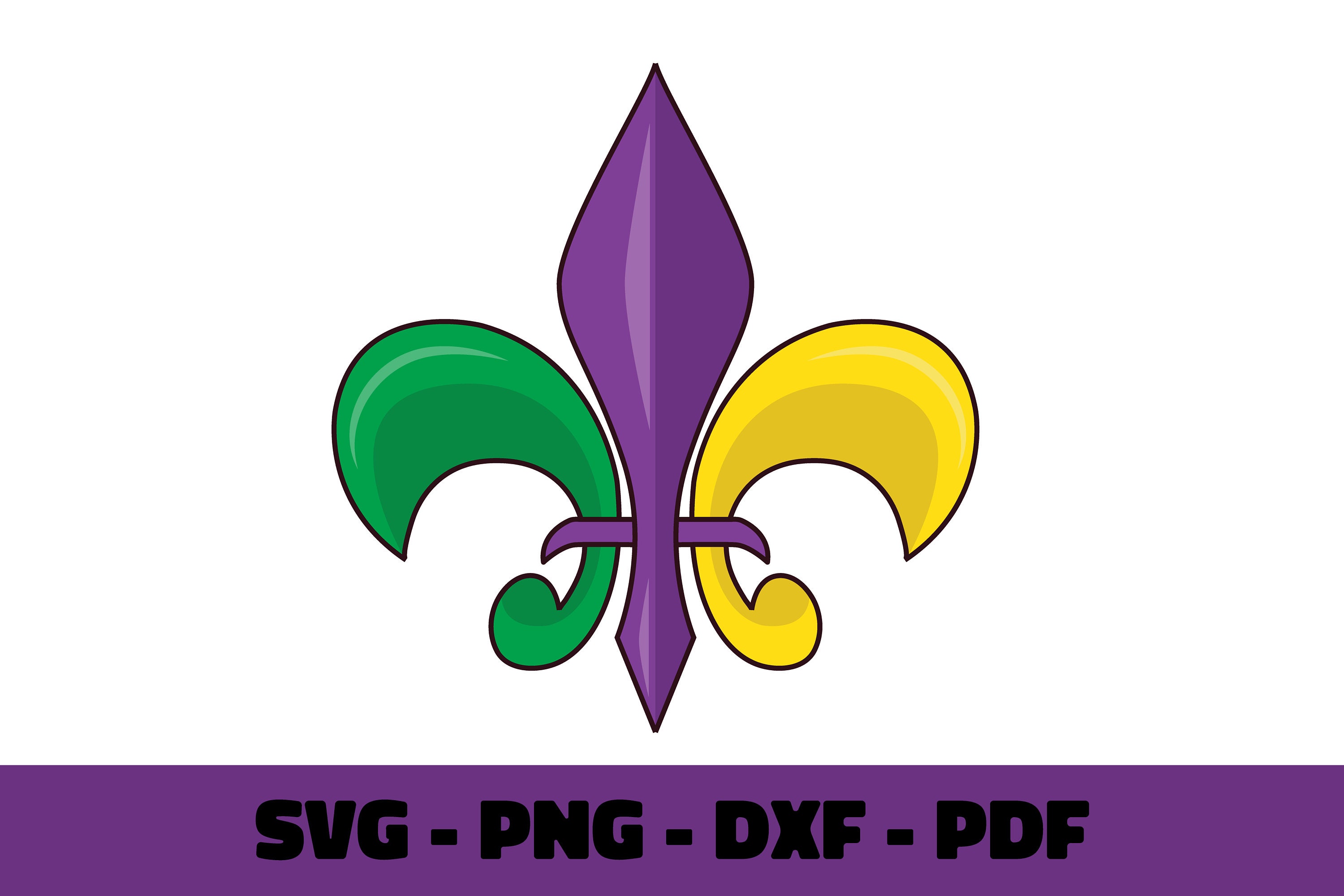 Fleur De Lis Mardi Gras SVG, Fleur De Lys SVG, Fleur De Lis Cricut ...