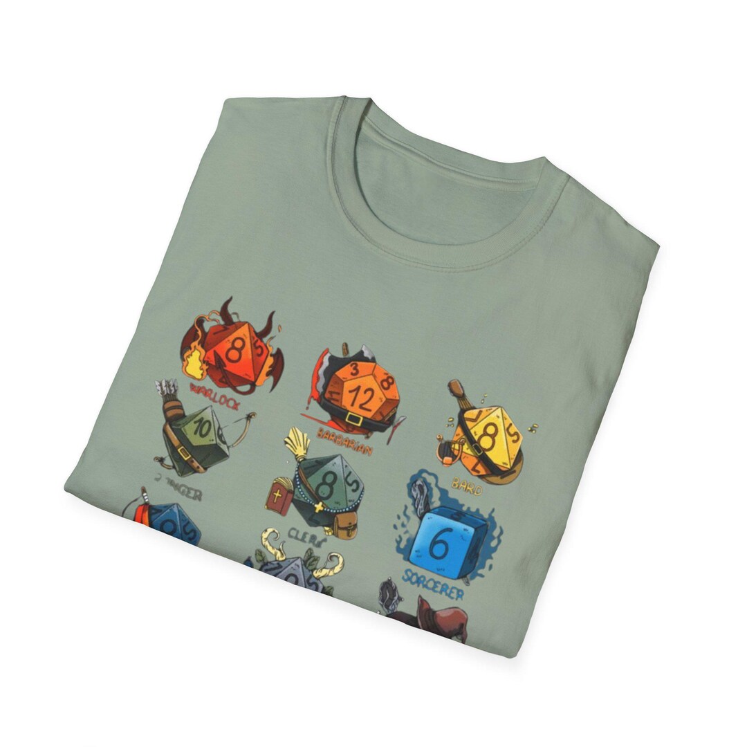 DND Dungeons and Dragons Unisex Softstyle T-shirt,gift for Fans, Merch ...