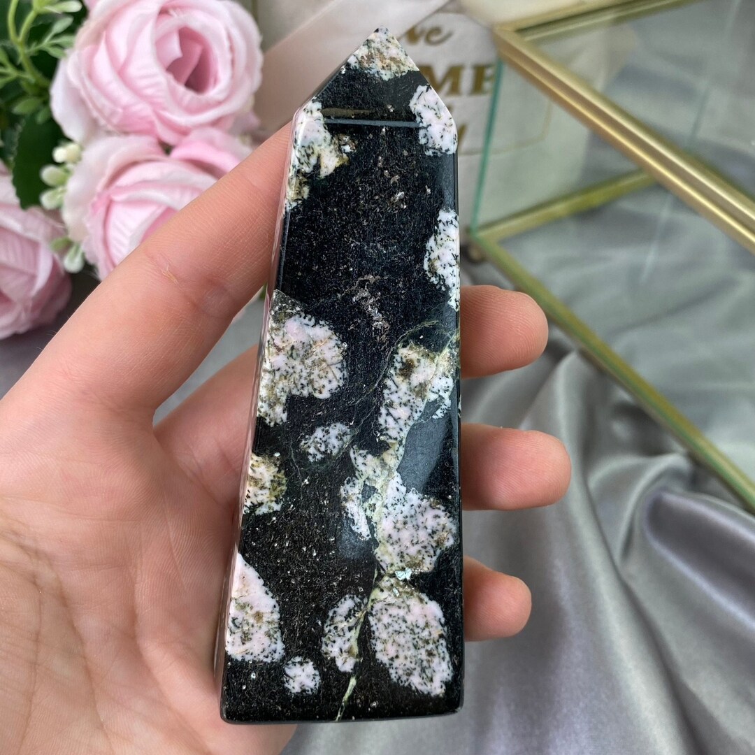 Firework Obsidian Crystal Obelisk Tower - Etsy