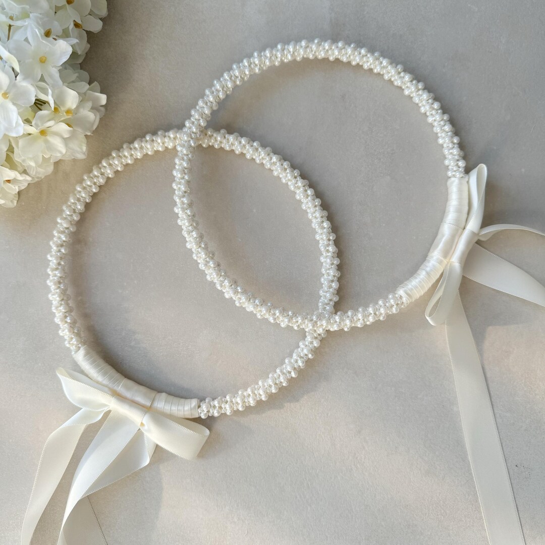 Stefana, Persephone, Ivory Pearl Stefana, Orthodox Wedding Crown, Greek ...