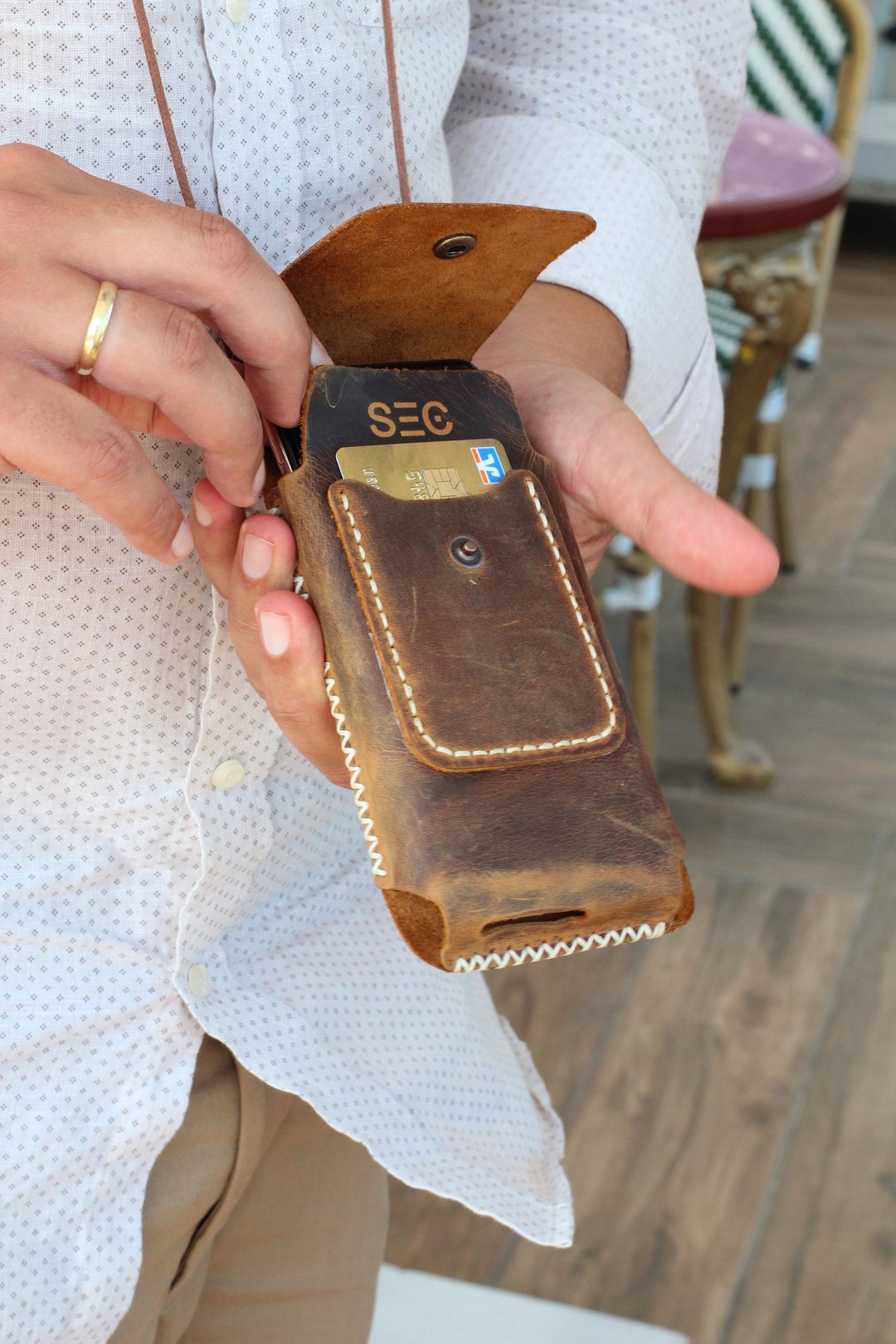 Leather Cell Phone Case, Leather Cell Phone Case to Wear Over the ...