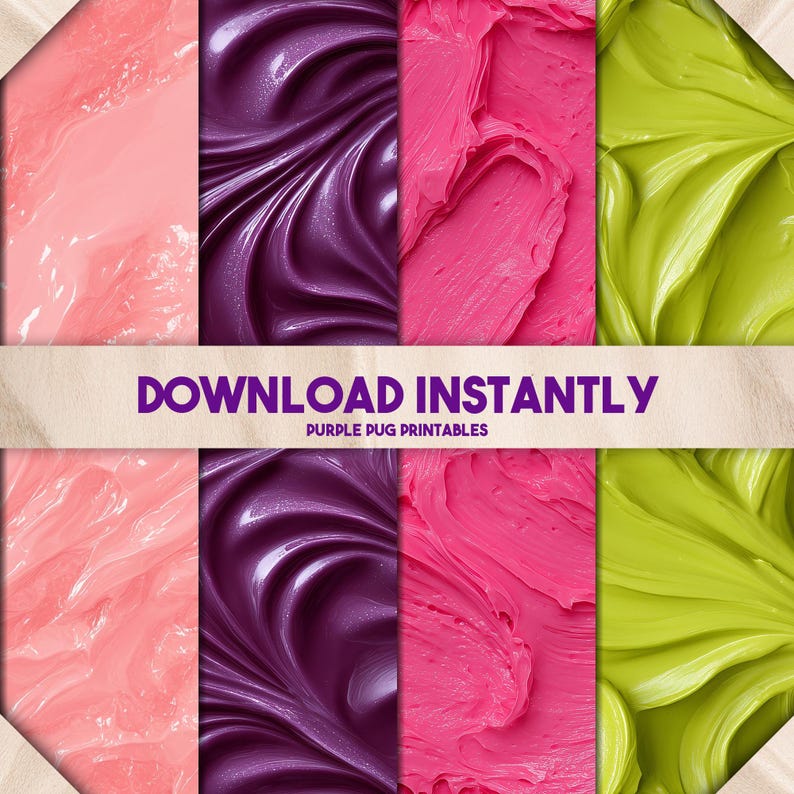 Sweet Frosting Textures - Seamless Candy Icing Textures, Frosting ...