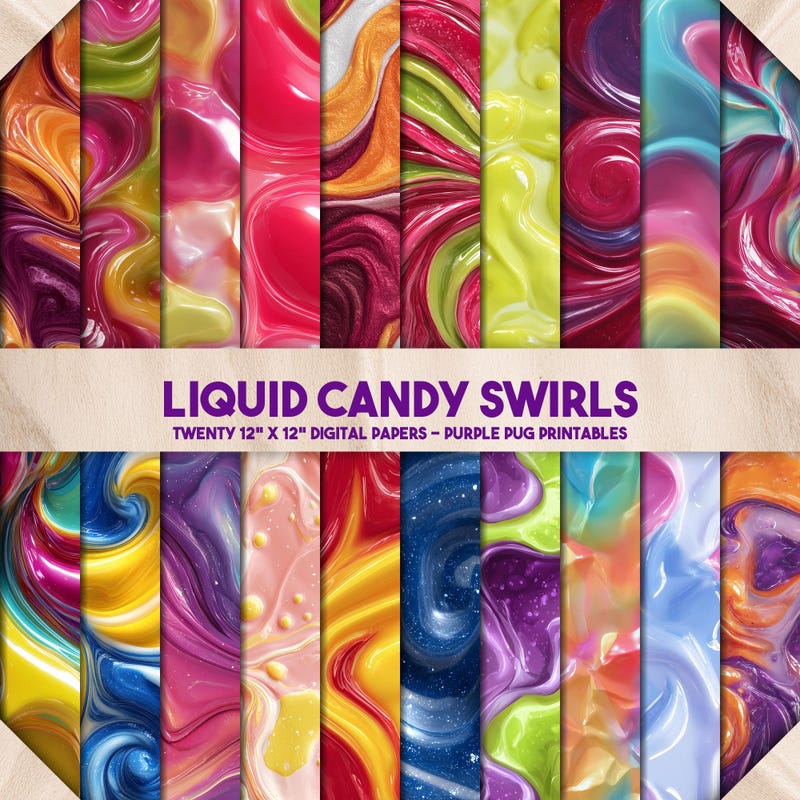Melted Candy Art - Etsy