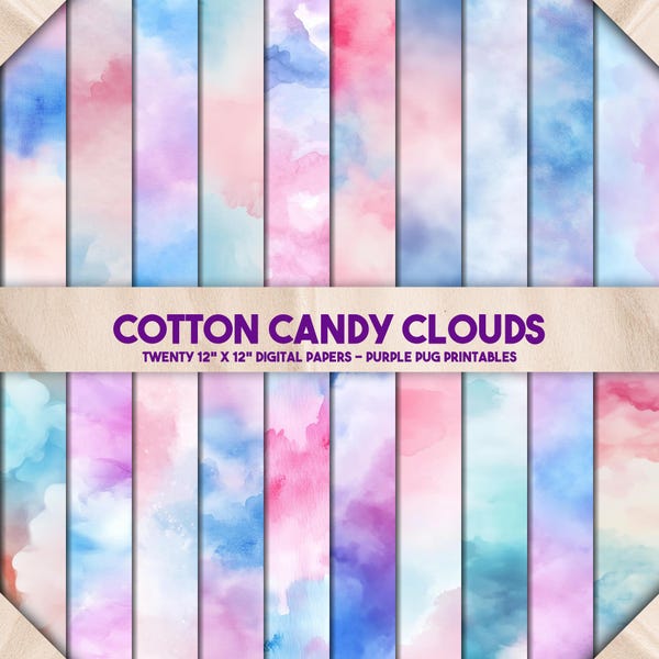 Cotton Candy Sky - Etsy
