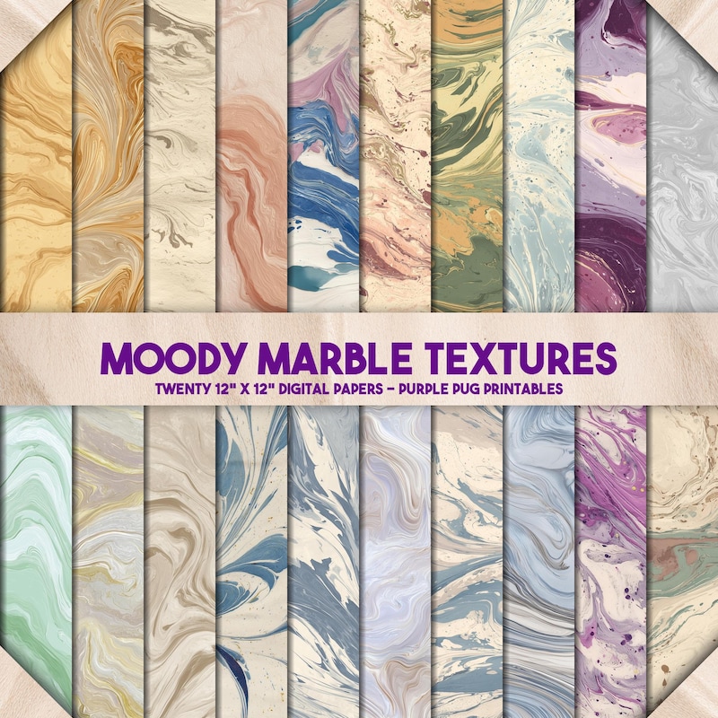 Marble Ink Abstract - Etsy