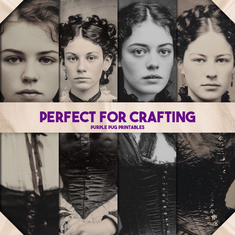 Vintage Victorian Ladies - Antique Tintype Photos of Women, Vintage ...