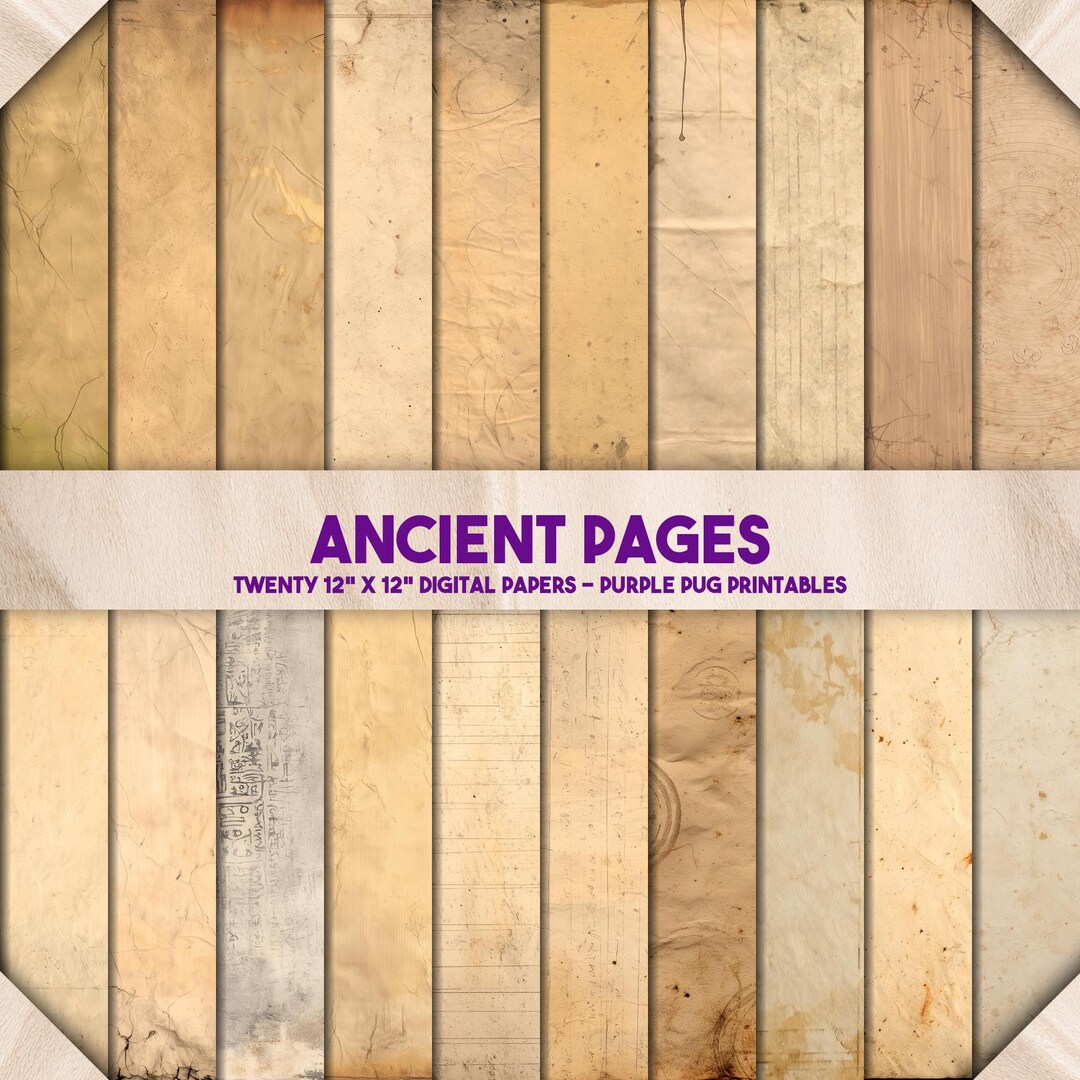 Ancient Pages - Ancient Paper Textures, Aged Parchment Backgrounds ...