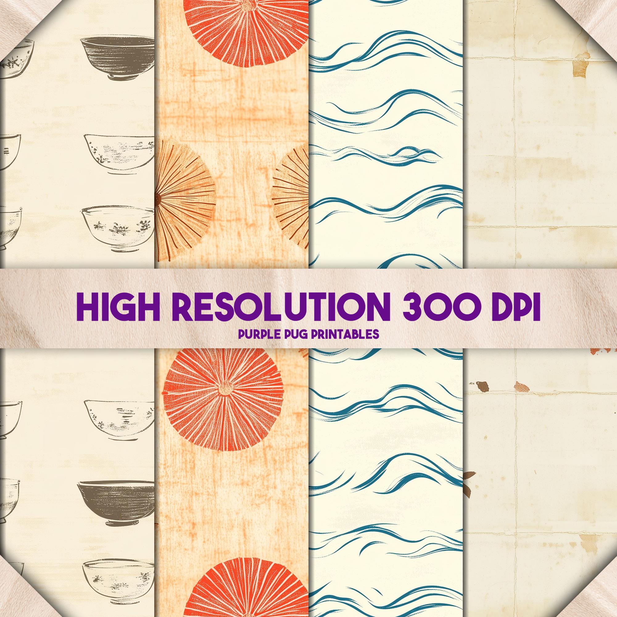 Paper Patterned Japan - Japanese Patterns Digital Paper Pack, Kimono ...