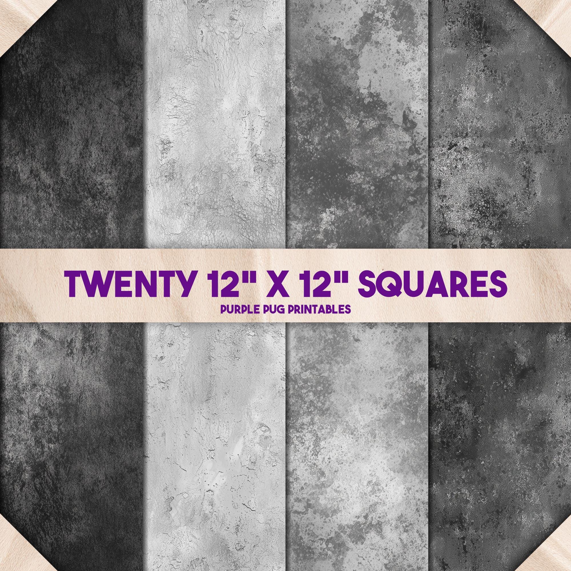 Slate Grey Wash Set - Seamless Grayscale Texture Backgrounds, Neutral ...