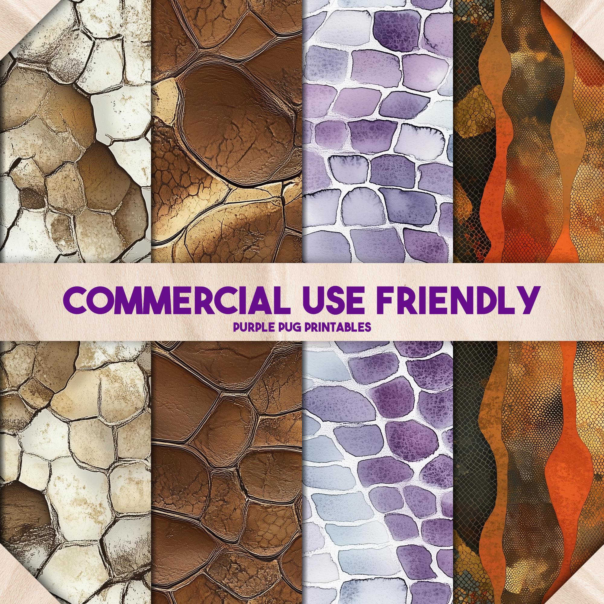 Funky Reptilia - Snake Skin Digital Paper Pack, Seamless Reptile ...