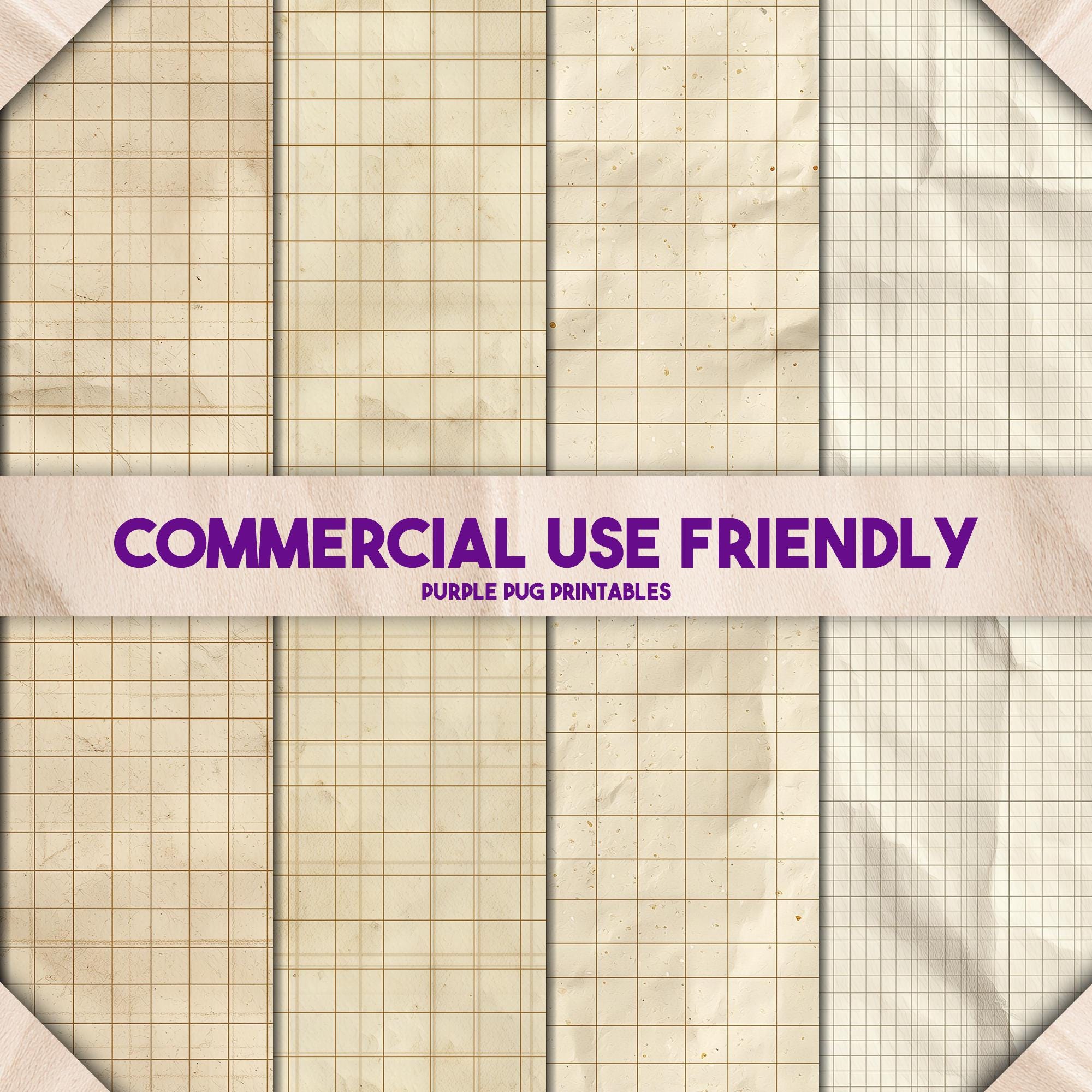 Ancient Graph Paper - Seamless Vintage Cream Chart Paper Pack, Antique ...