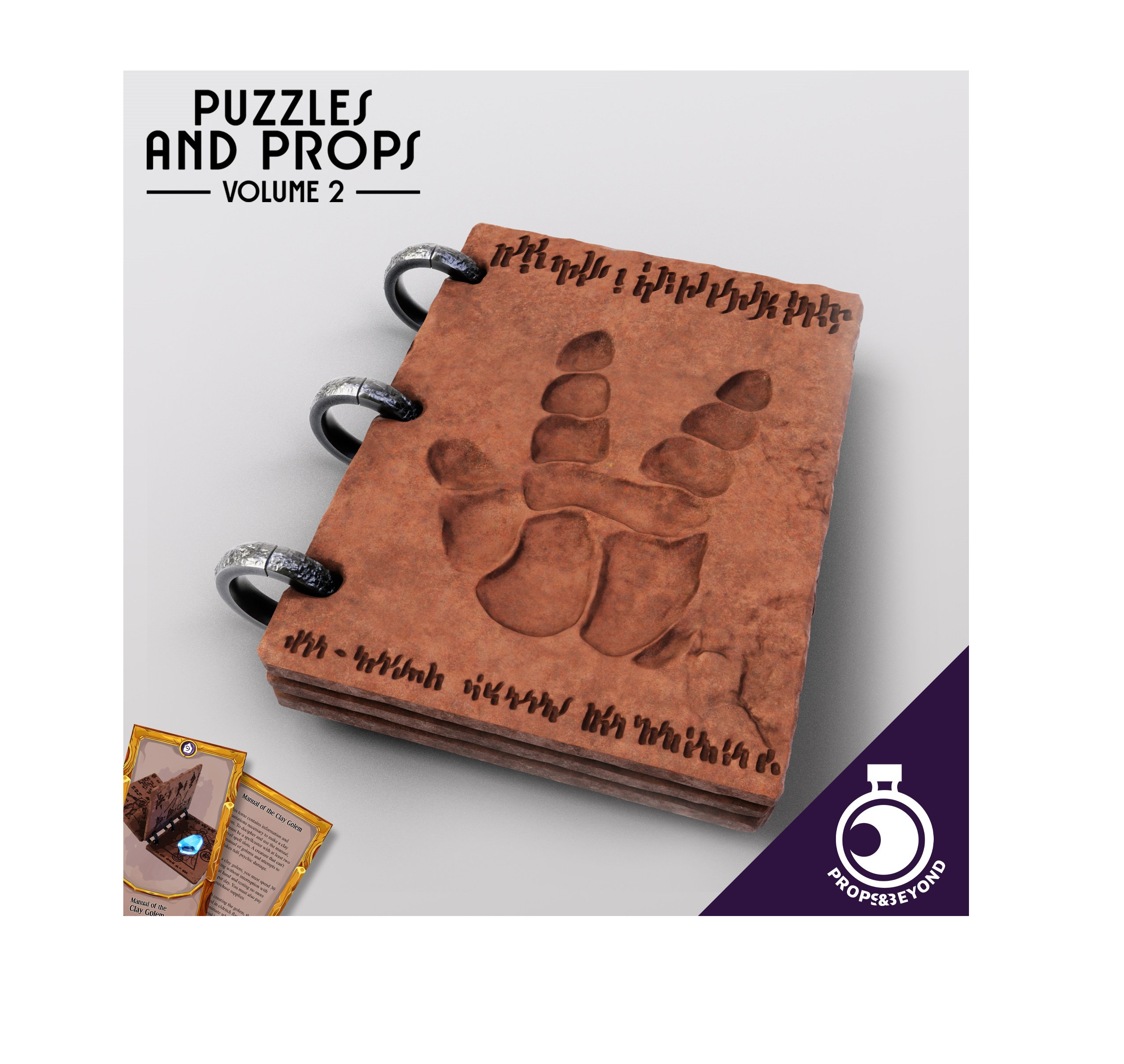 Manual of the Clay Golem by Props and Beyond - Etsy