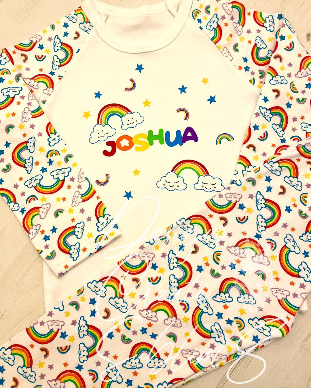 Rainbow Pyjama Design Pack - Etsy