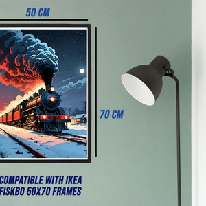 Steam Train Digital Art Print Steam Art Train Art Print Wall Decor ...