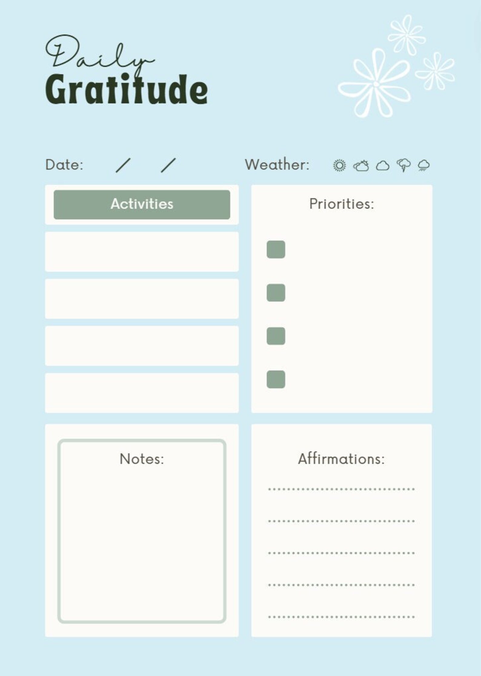 A Gratitude Journal is a Wonderful Way to Focus on Positive Things. 14 ...