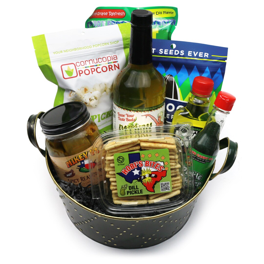 Texas Pickle Gift Basket - Etsy