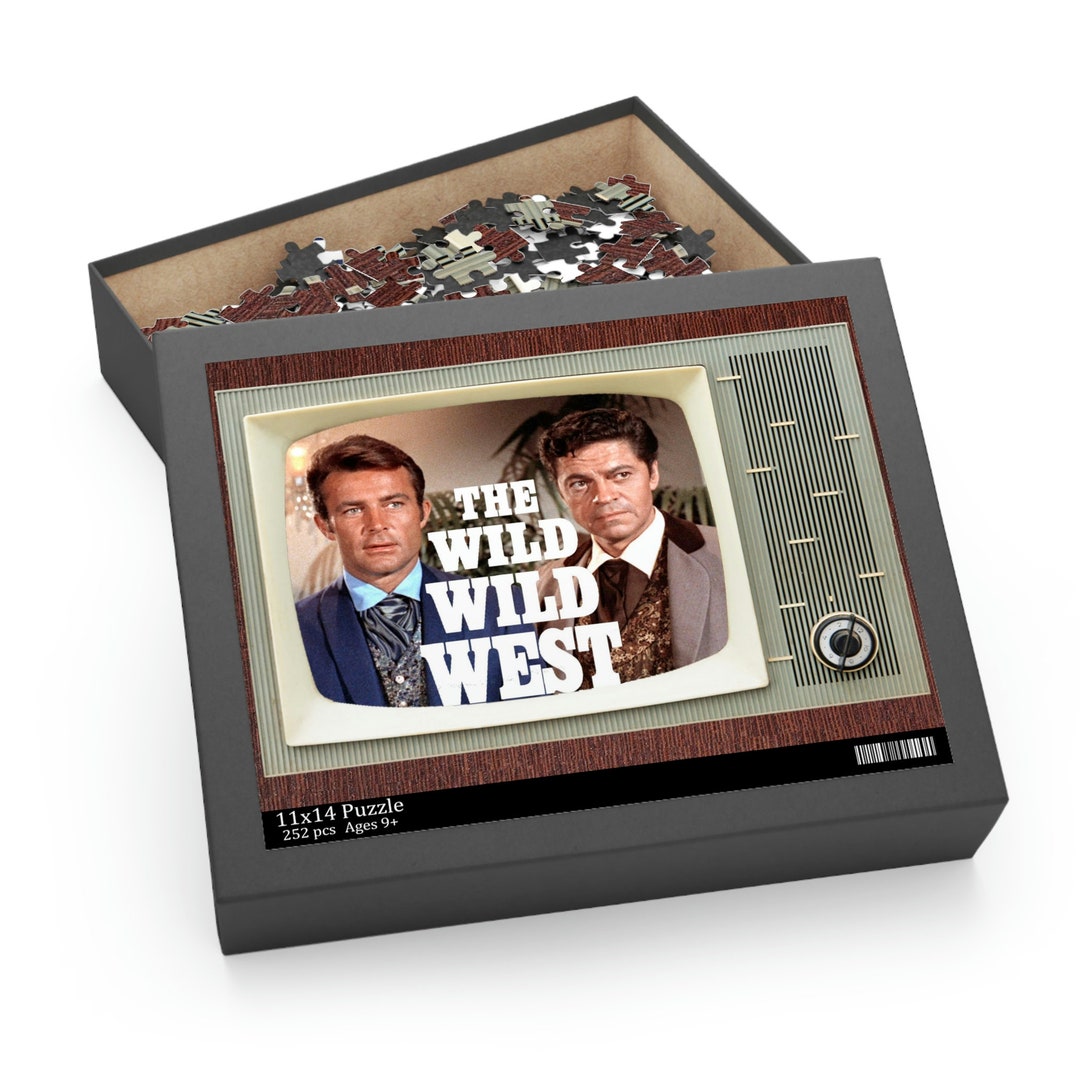 The Wild Wild West TV Show Retro TV Design Jigsaw Puzzle 252 - Etsy