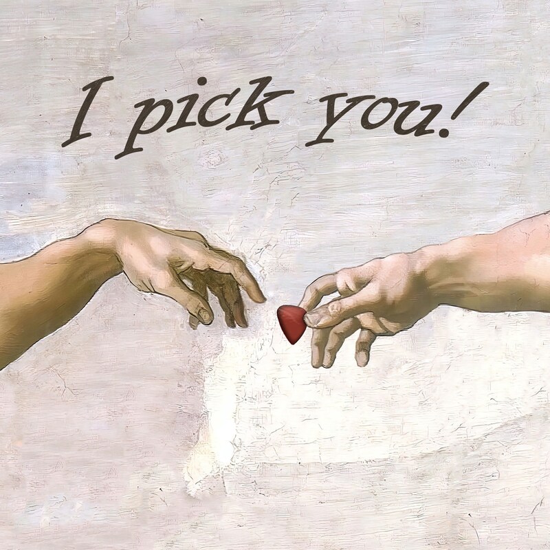Guitar Pick I Pick You - Etsy